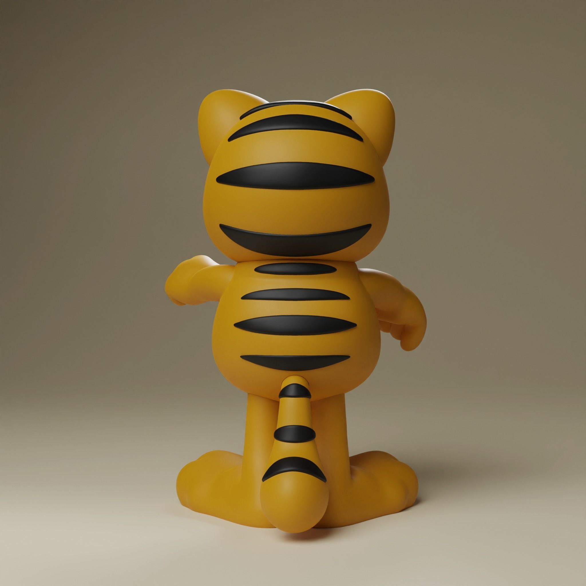 Garfield 3D Print Model 3D model 3D printable | CGTrader