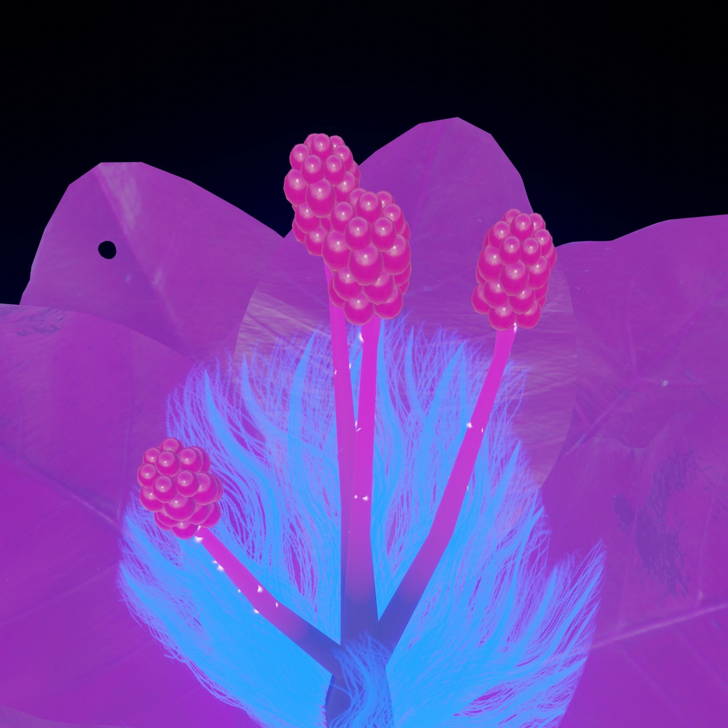3D model Alien Flower VR / AR / low-poly | CGTrader