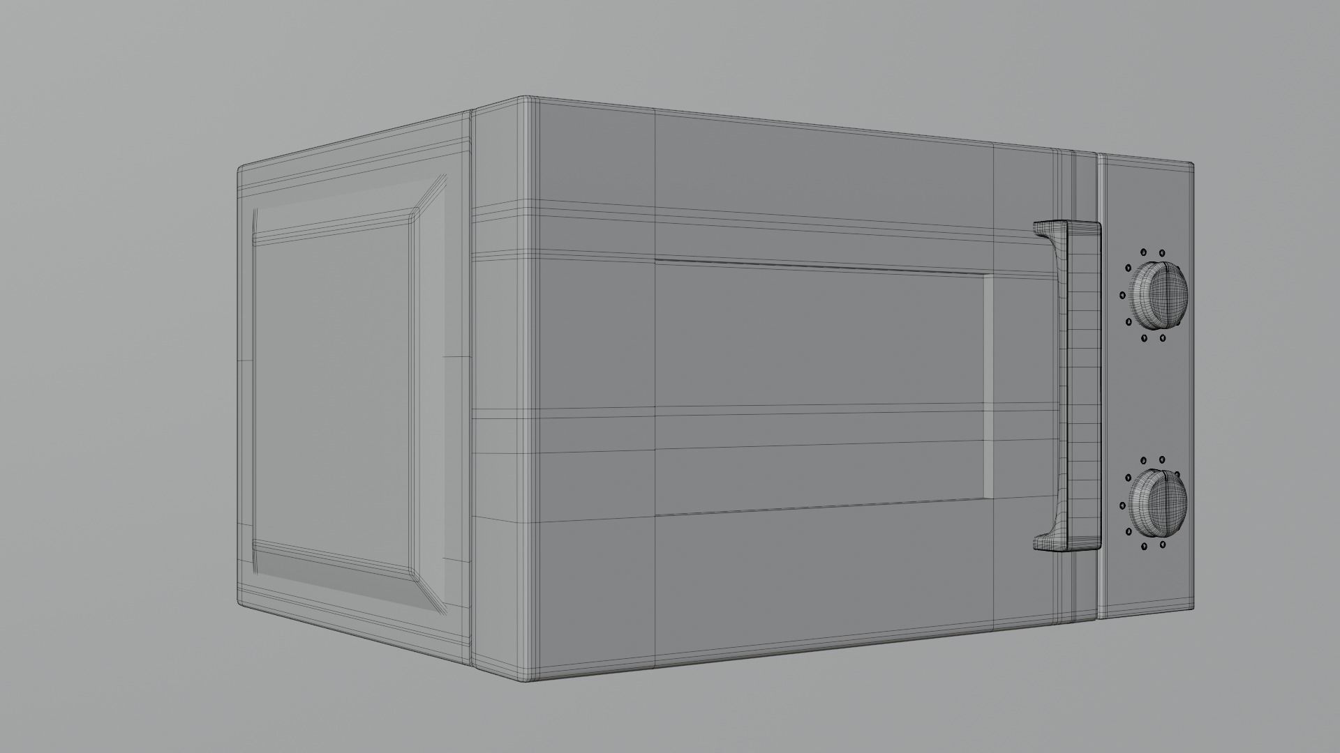 Microwave 3D model | CGTrader