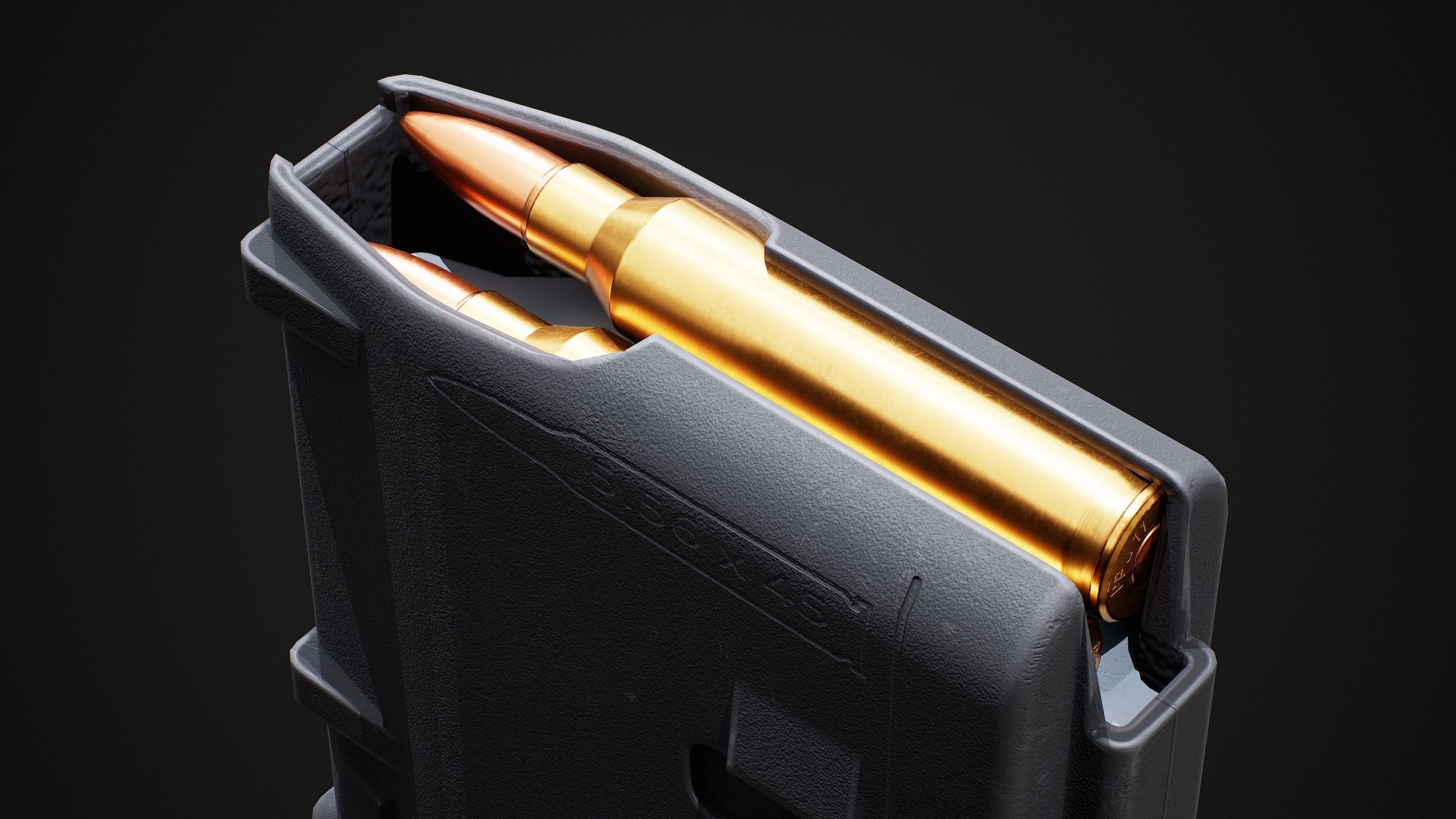 3D model Magpul Pmag Magazine For AR-M4 VR / AR / low-poly | CGTrader