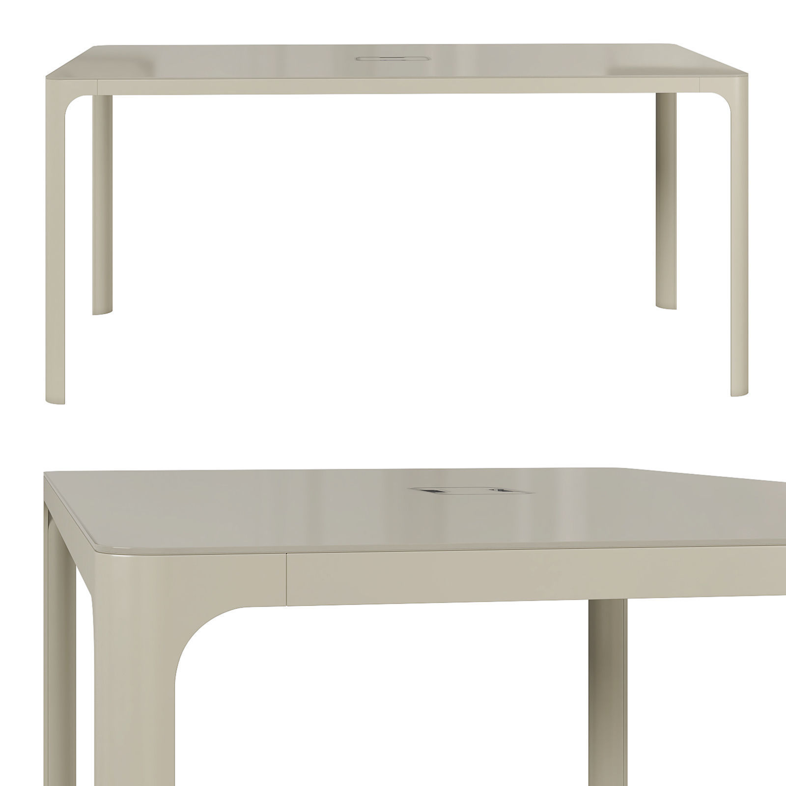 3D model Rimadesio Flat office table VR / AR / low-poly | CGTrader