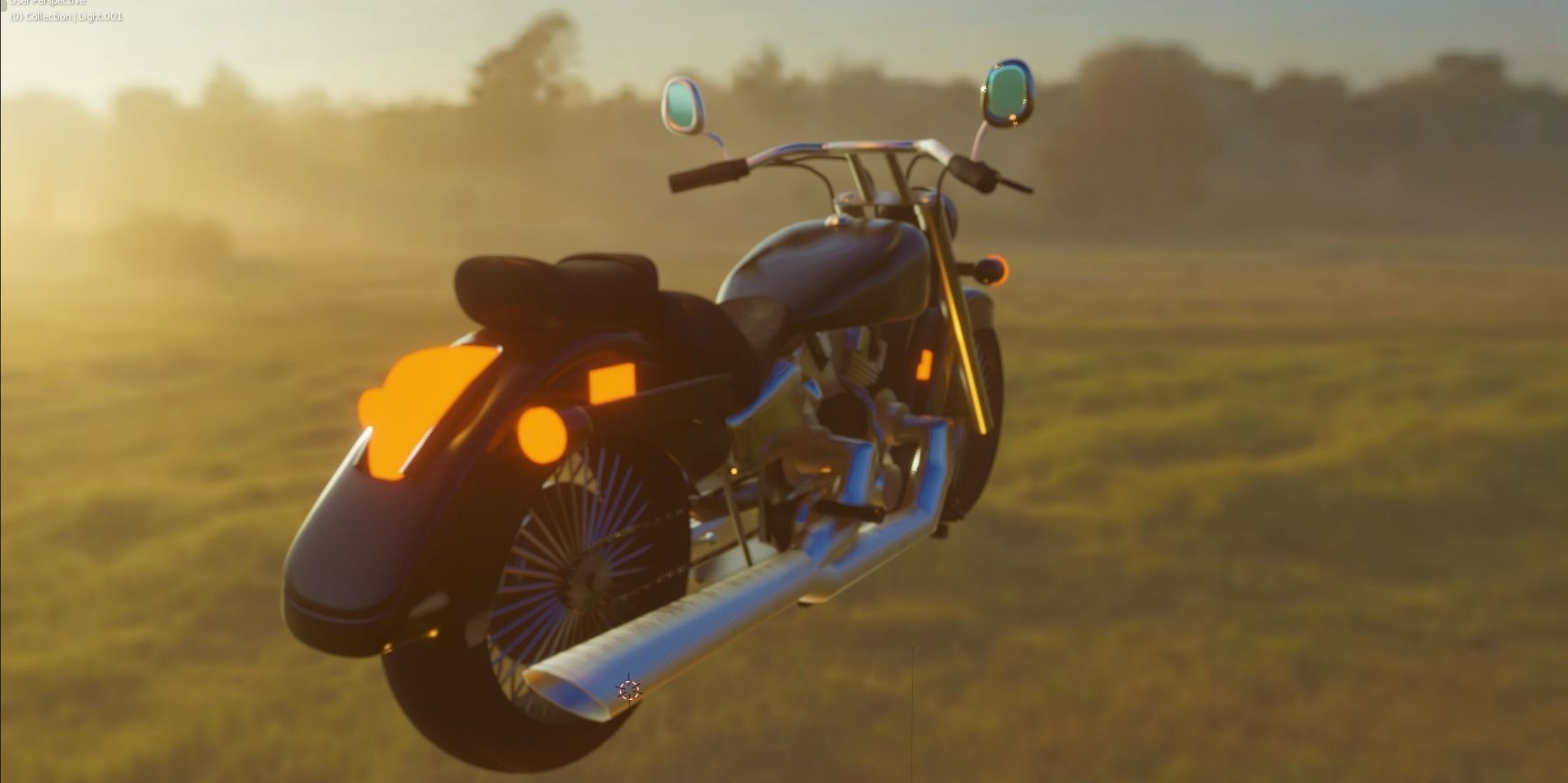 Honda Shadow 750 3D model | CGTrader