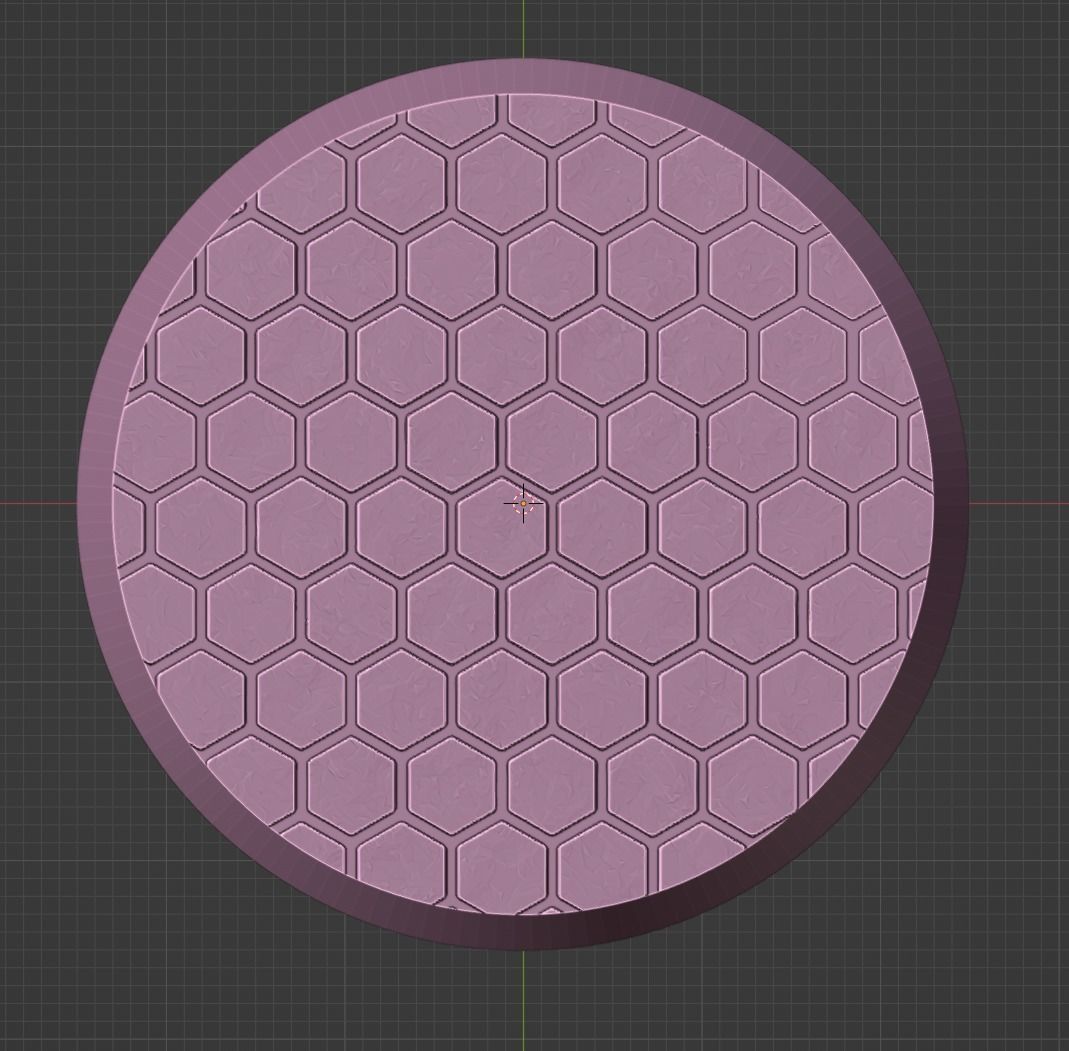 HD Base Set 8 - Hex Grid 3D model 3D printable | CGTrader
