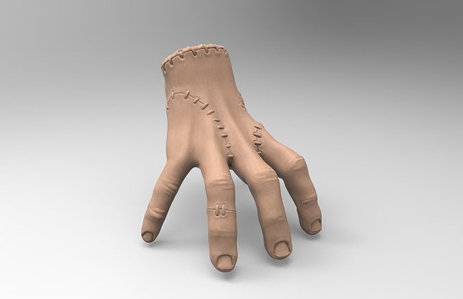 Addams Hand 3D model 3D printable | CGTrader