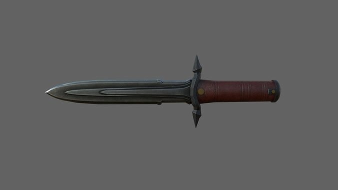 3D model Knife VR / AR / low-poly | CGTrader
