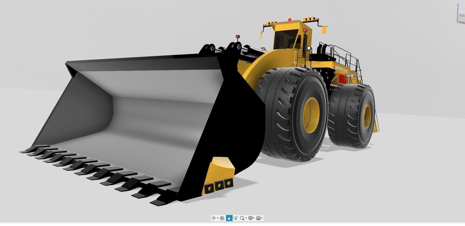 Letourneau l2350 komatsu we2350 wheel loader 1 3D model | CGTrader