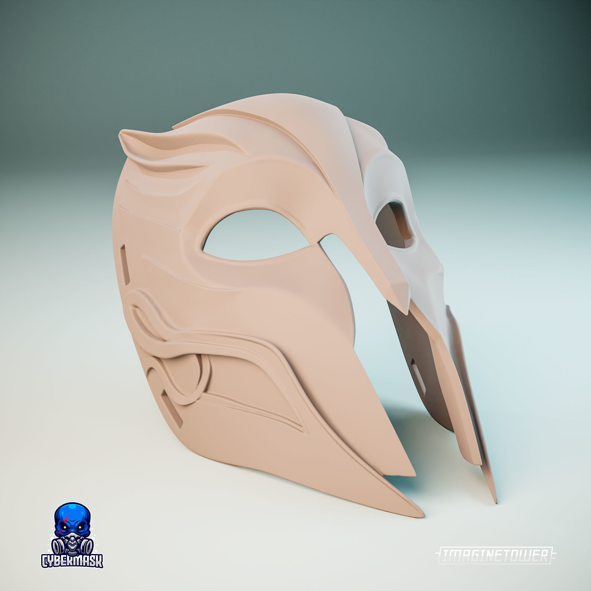 Gladiator Cat Cosplay Mask 3D model 3D printable | CGTrader