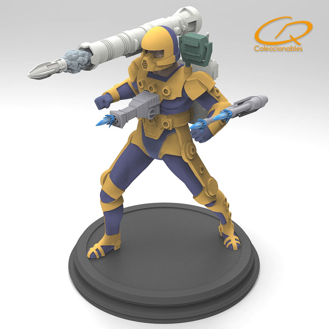 The Centurions - Jake Rockwell 3D model 3D printable | CGTrader