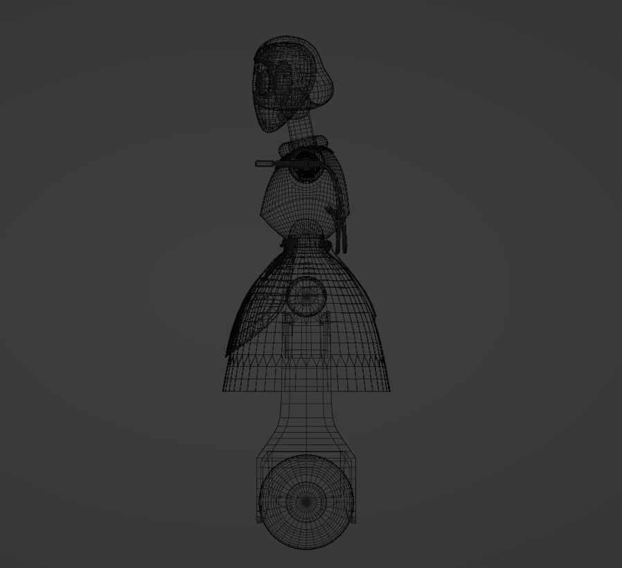 3D model Nanny Bot--FNAF Security Breach VR / AR / low-poly | CGTrader