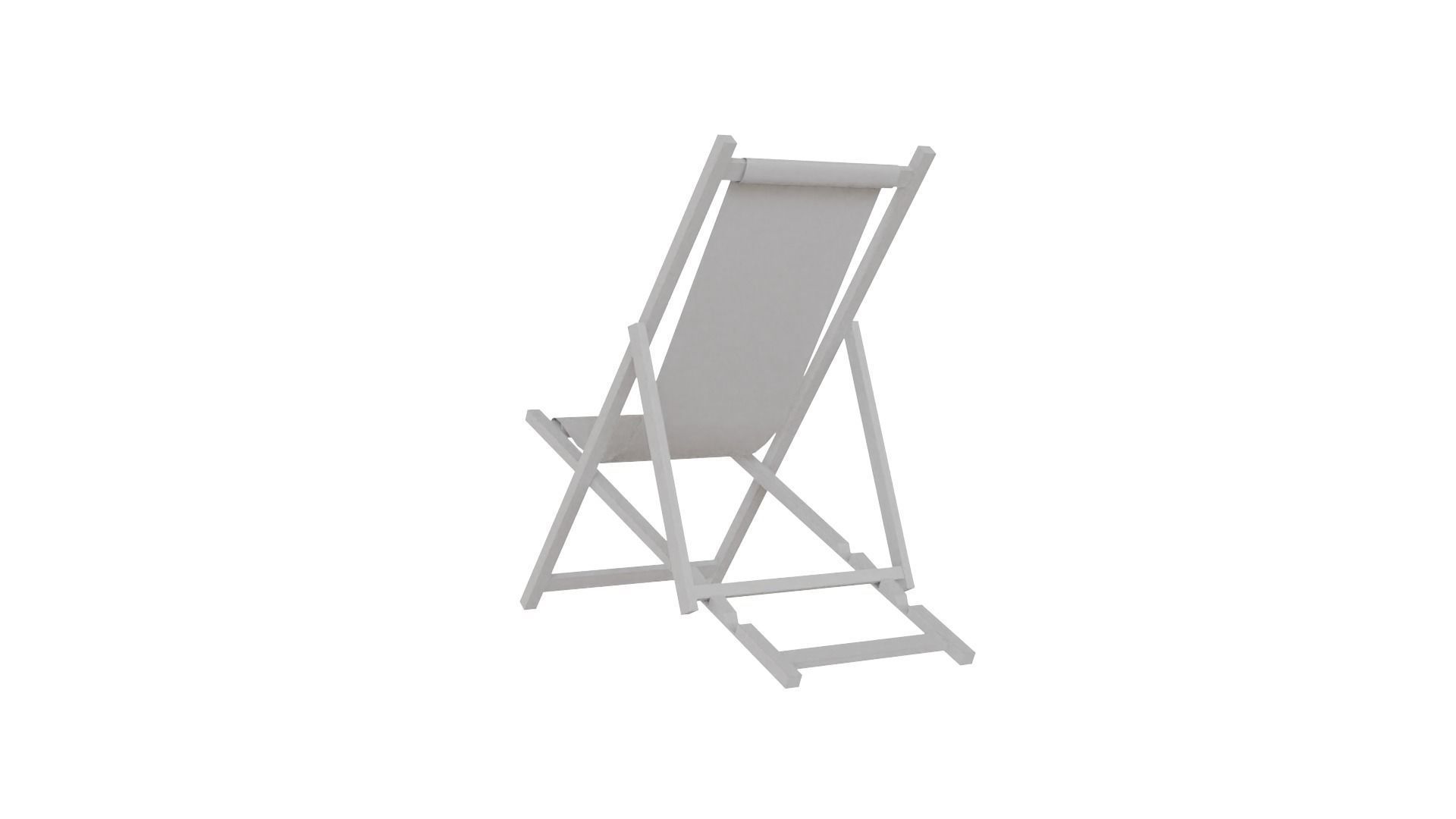 Beach Chair free 3D model | CGTrader