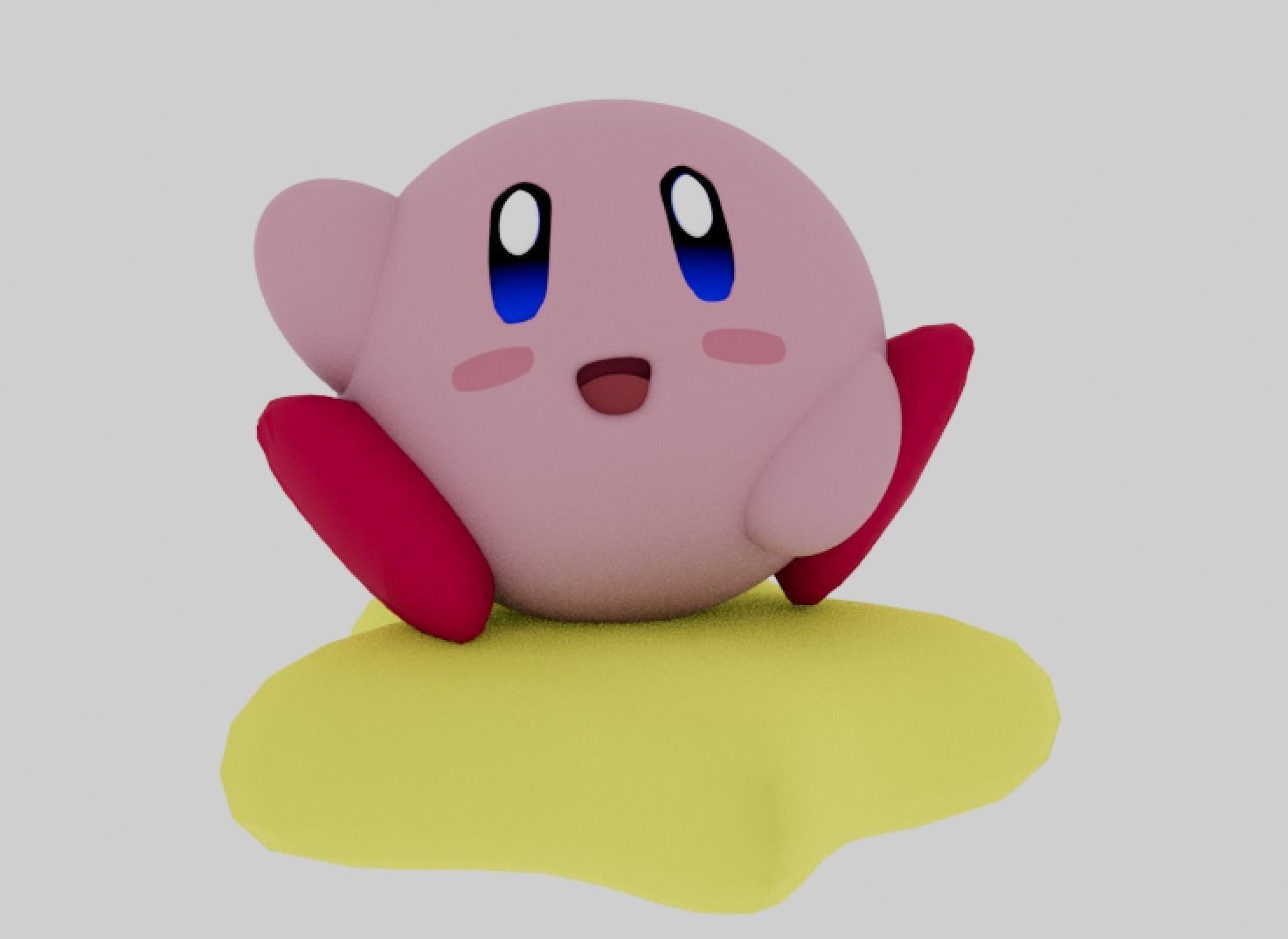 Kirby free VR / AR / low-poly 3D model | CGTrader