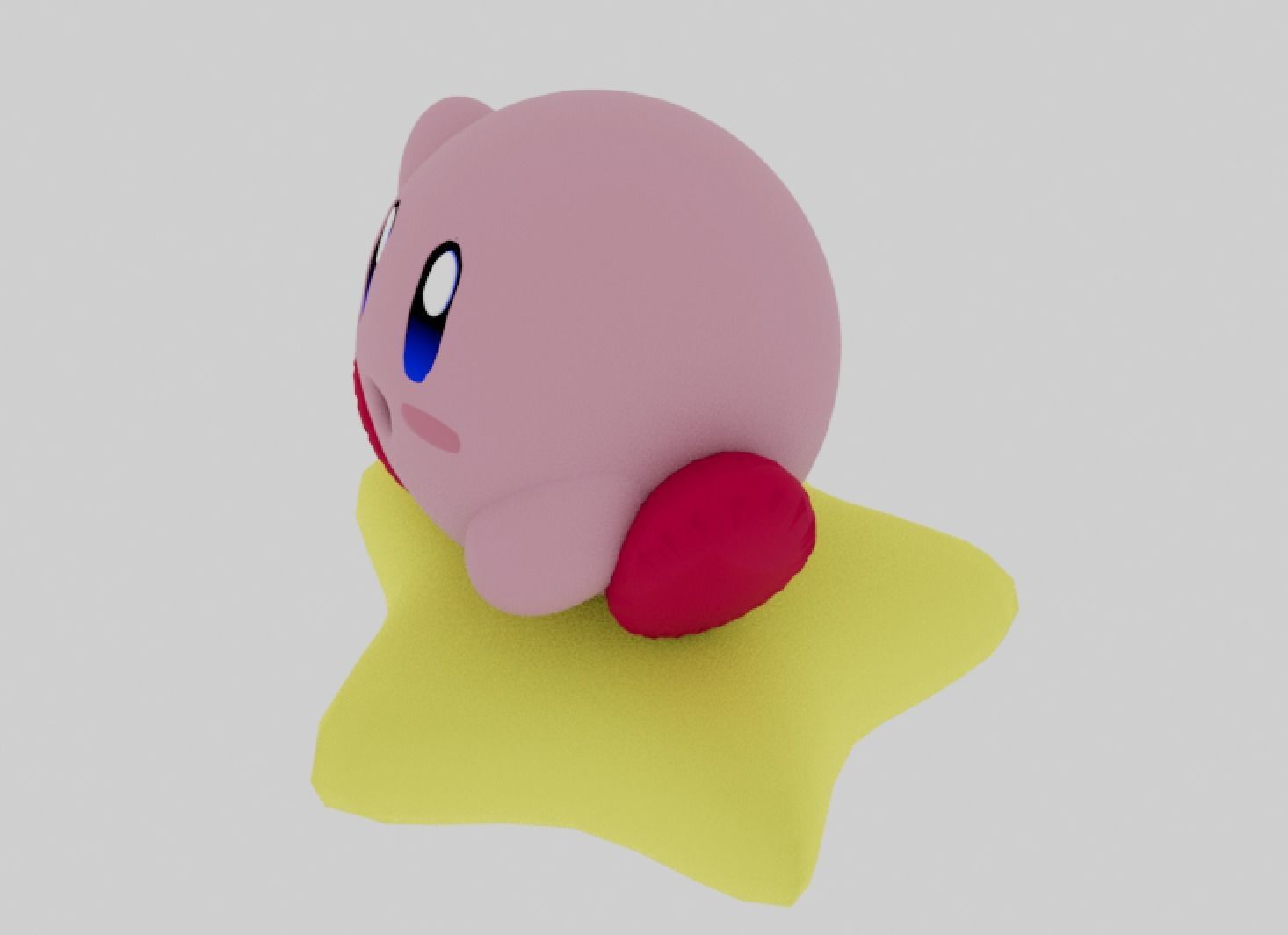 Kirby free VR / AR / low-poly 3D model | CGTrader