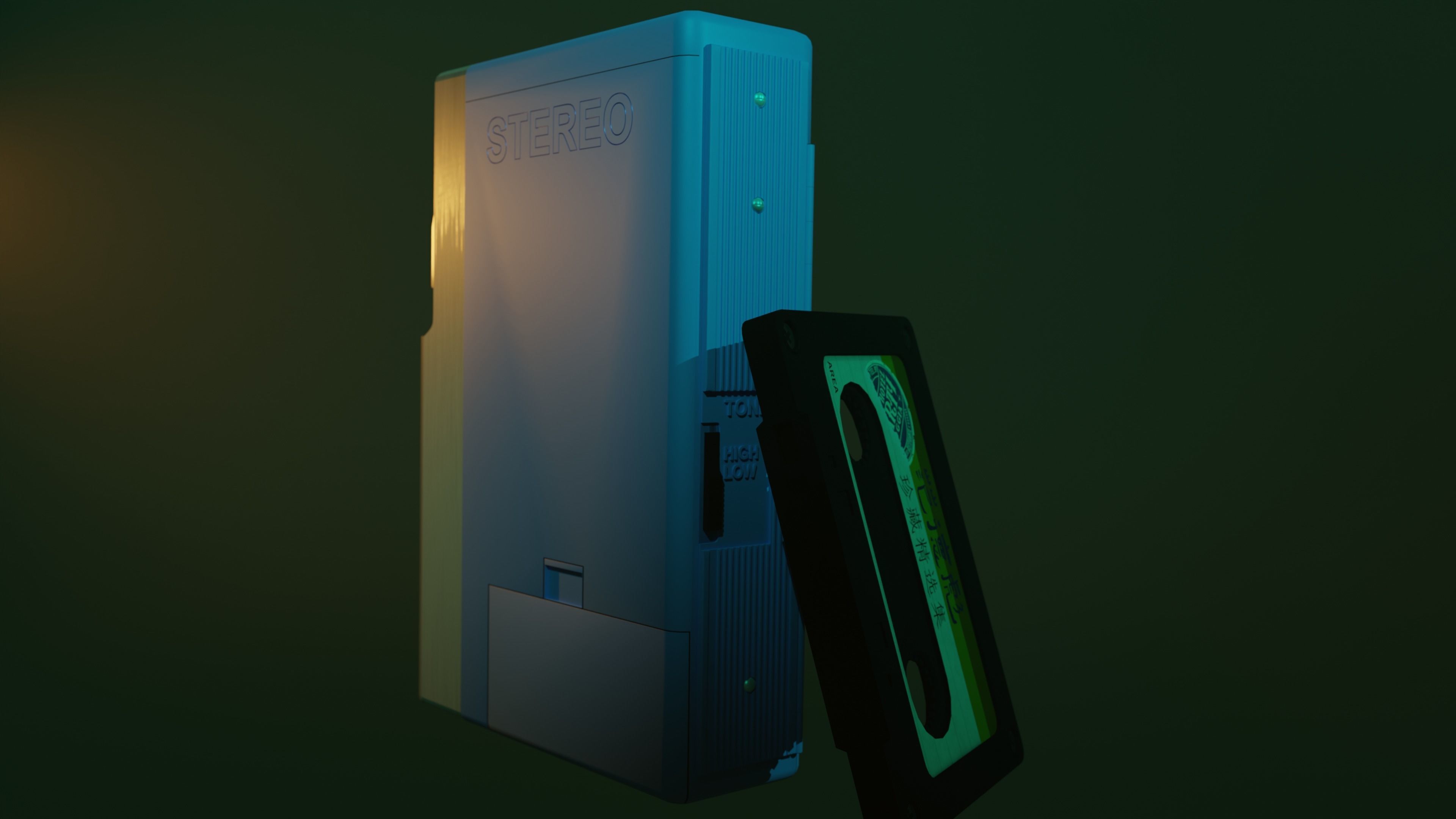 Sony Walkman TPS-L2 Guardian of the Galaxy model 3D model | CGTrader