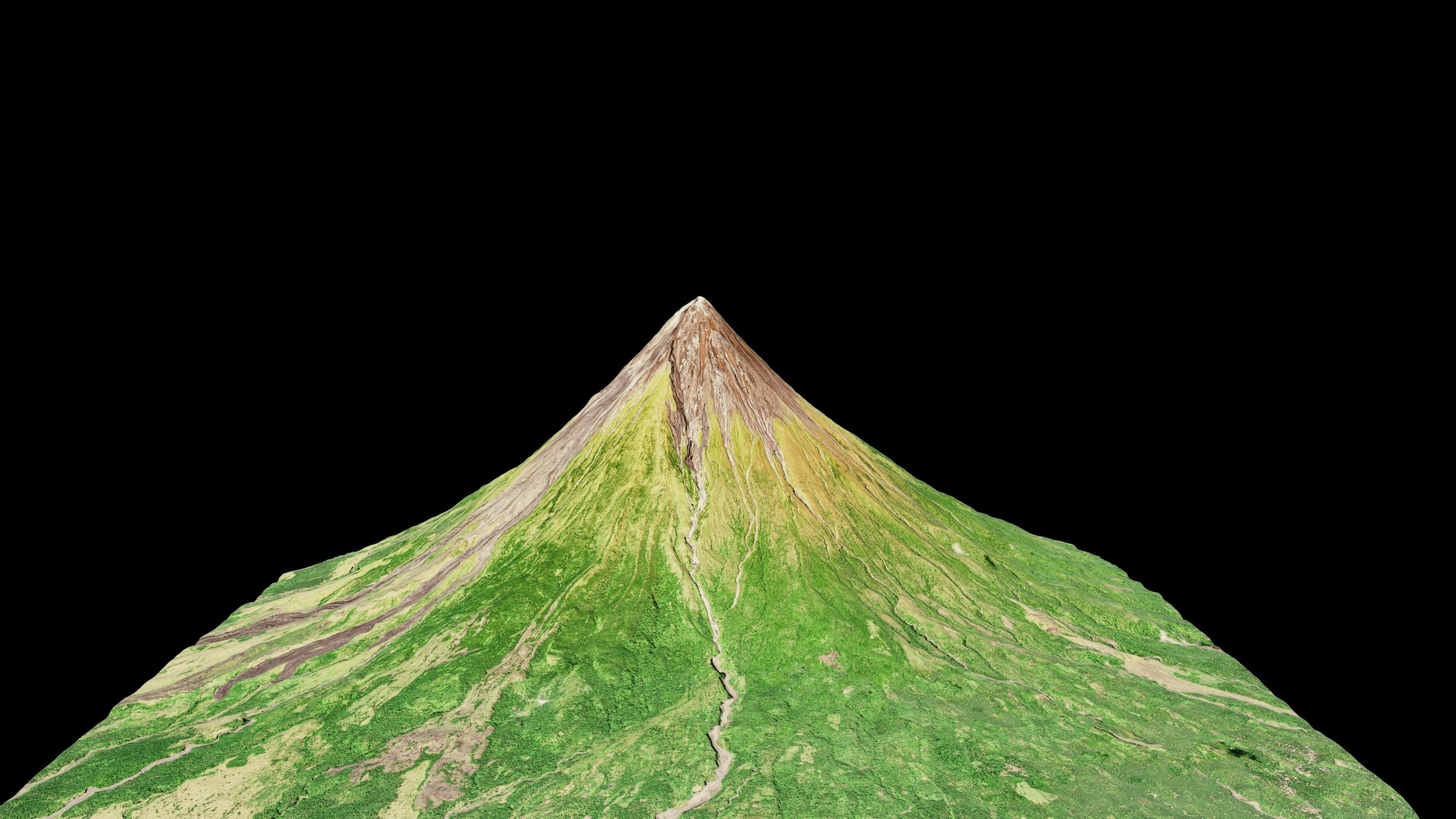 Mayon Volcano 3d Terrain model 3D model | CGTrader