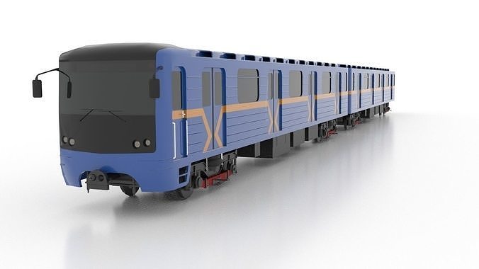 3D Model Collection Subway Train 81-7080 Low VR / AR / low-poly | CGTrader