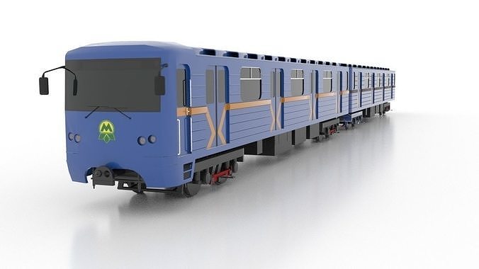 3D Model Collection Subway Train 81-7080 1st Generation Low VR / AR ...