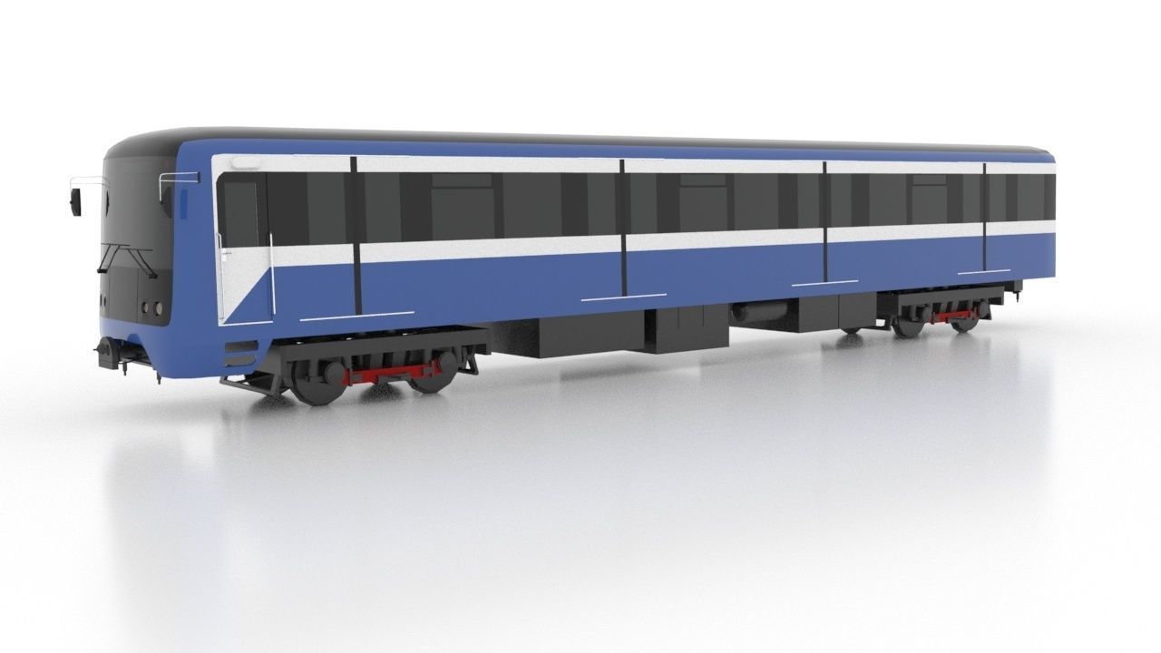 3D Model Collection Subway Train 81-7021 2nd Generation Low VR / AR ...