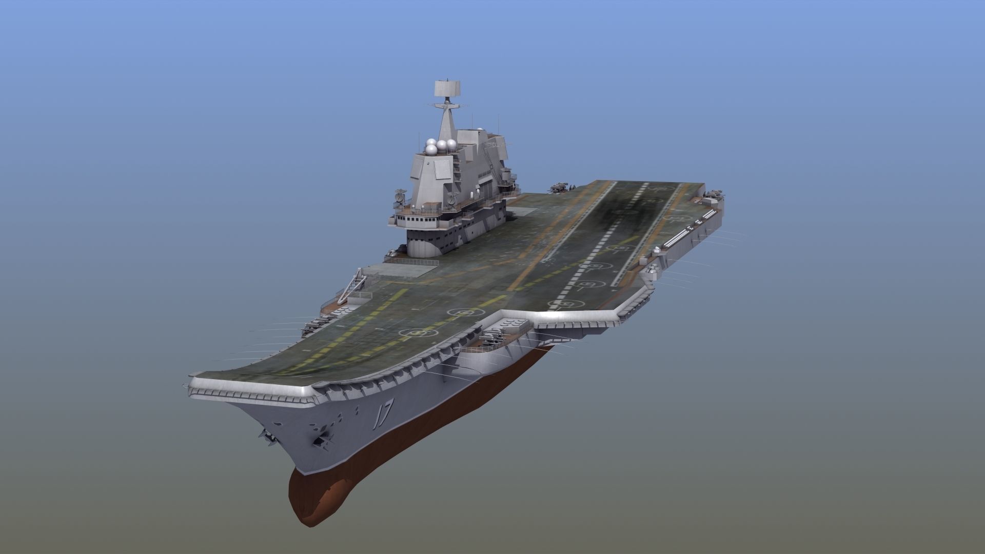 CV17 Shandong Carrier 3D model | CGTrader