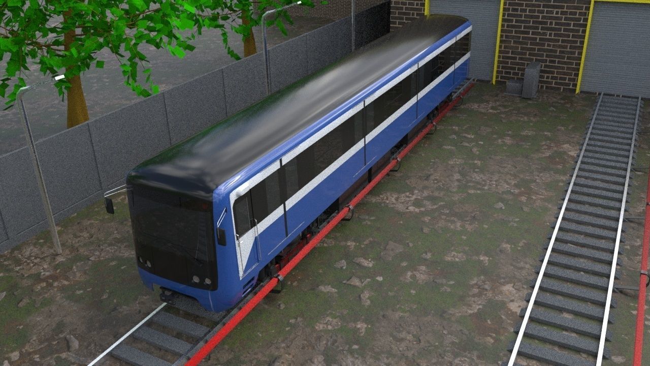 3D Model Collection Subway Train 81-7036 Low VR / AR / low-poly | CGTrader