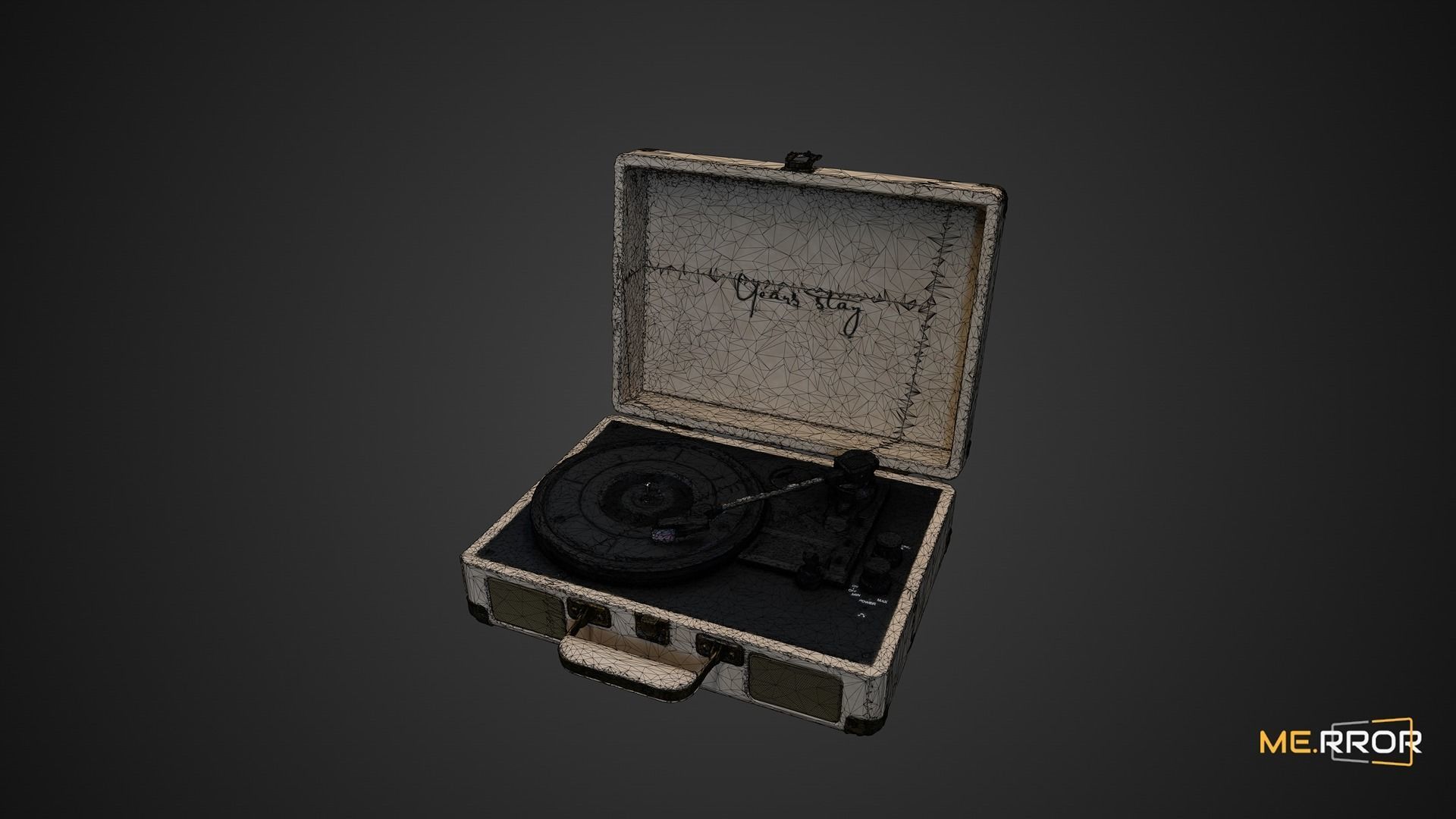 Vintage Turntable LP Player 3D model | CGTrader