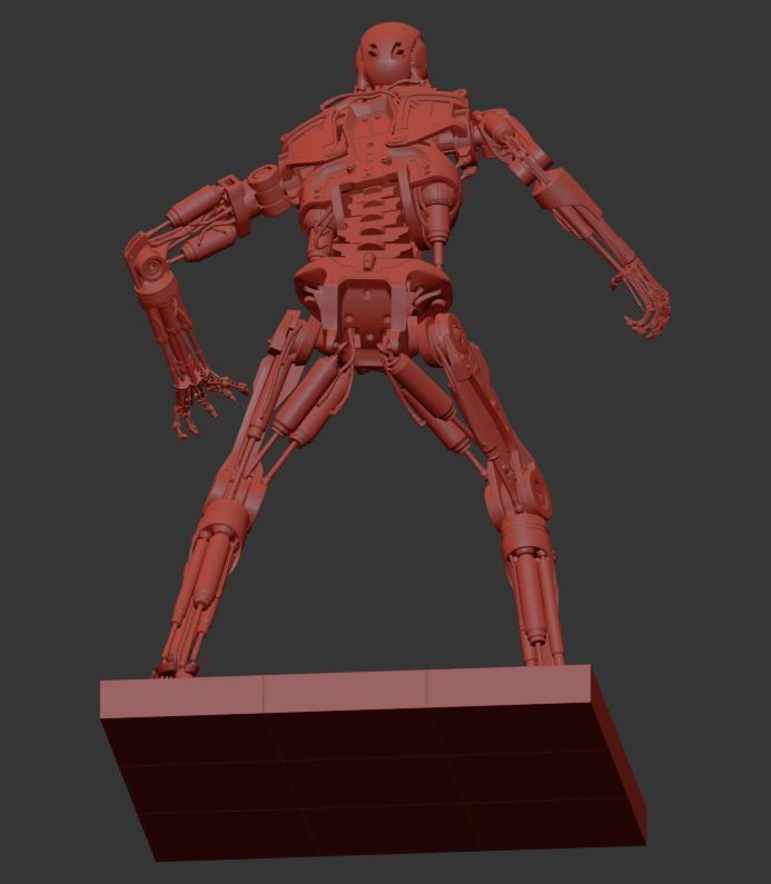 Terminator T-800 Endoskeleton T1 V4 3D model 3D printable | CGTrader