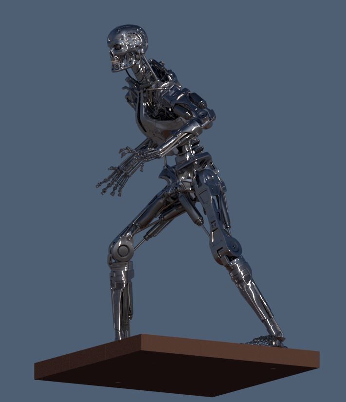 Terminator T-800 Endoskeleton T1 V4 3D model 3D printable | CGTrader