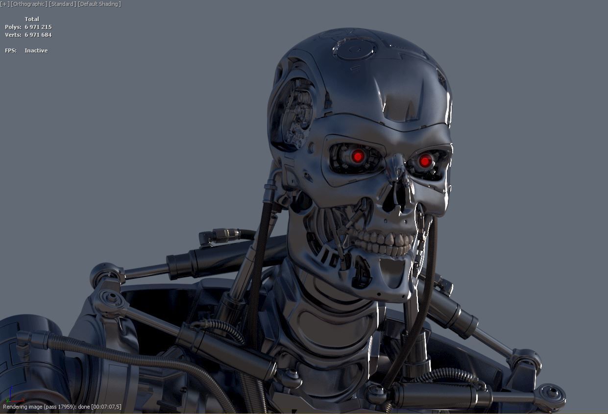 Terminator T-800 Endoskeleton T1 V4 3D model 3D printable | CGTrader
