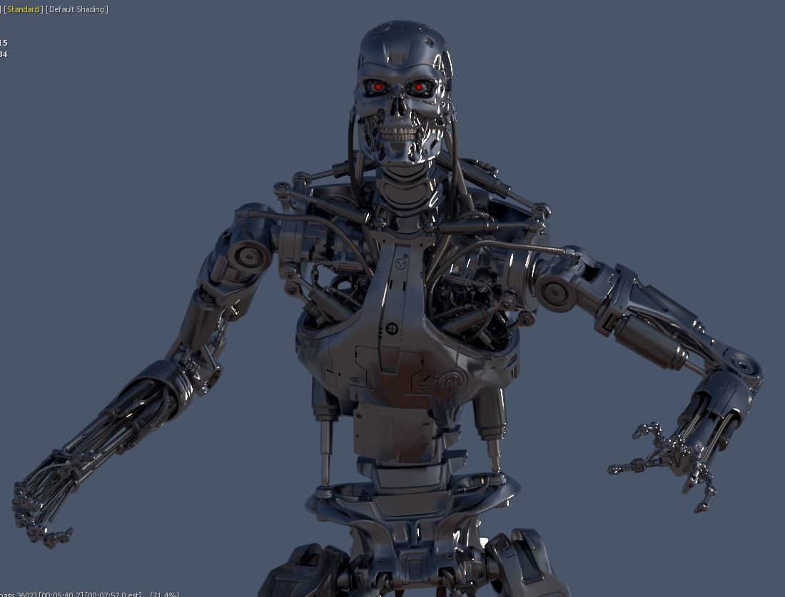 Terminator T-800 Endoskeleton T1 V4 3D model 3D printable | CGTrader