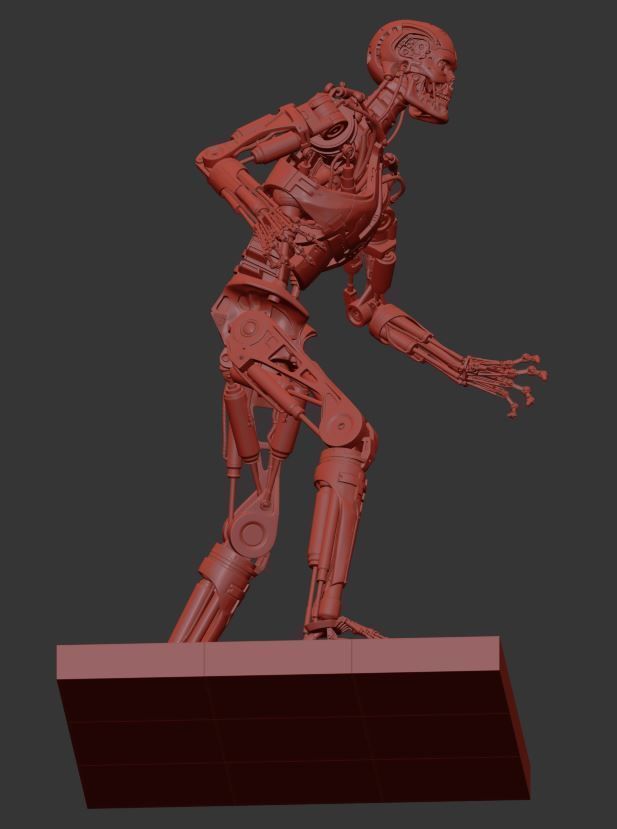 Terminator T-800 Endoskeleton T1 V4 3D model 3D printable | CGTrader