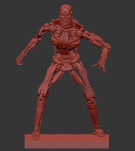 Terminator T-800 Endoskeleton T1 V4 3D model 3D printable | CGTrader