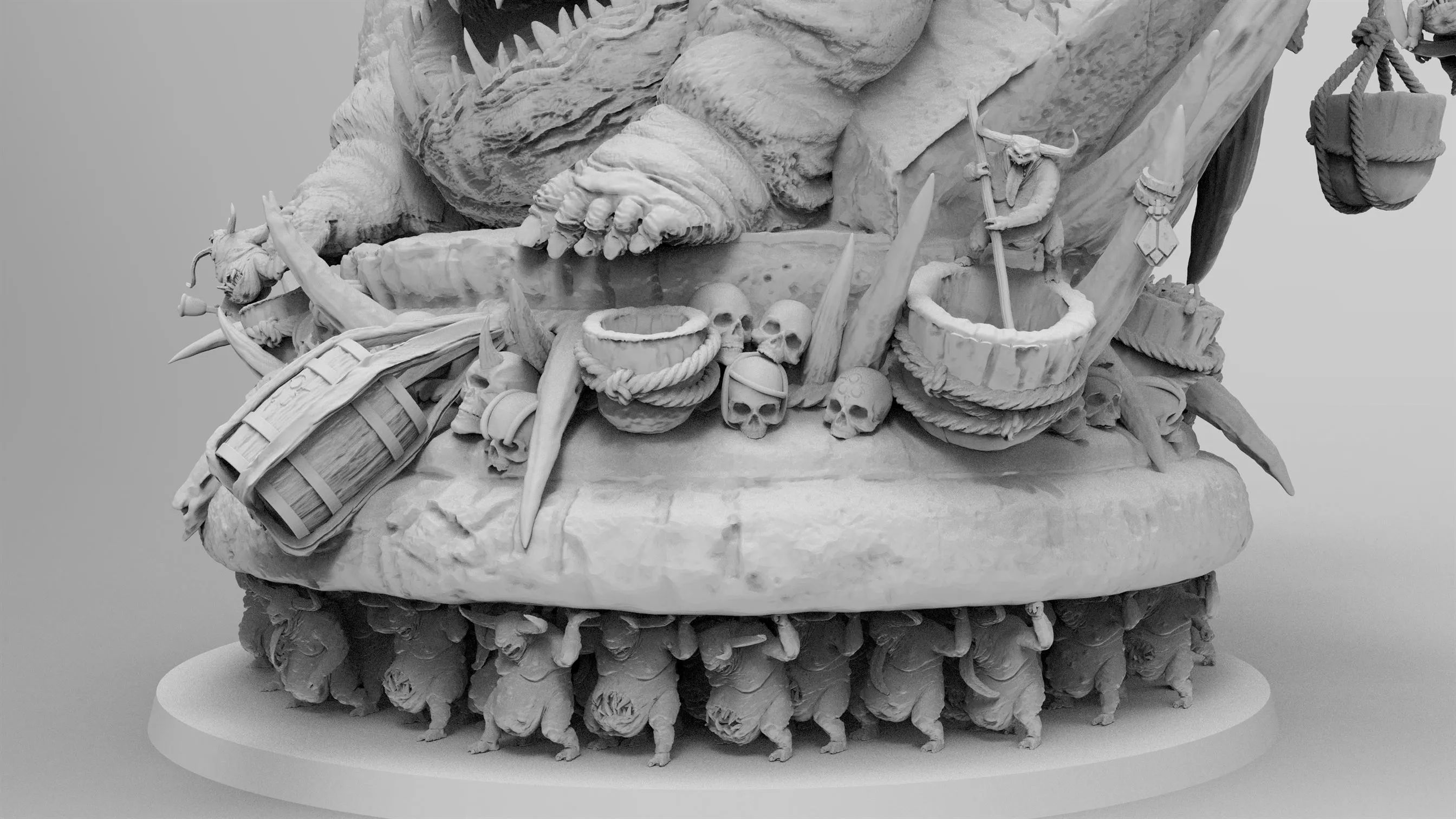 Plague God 3D model 3D printable | CGTrader