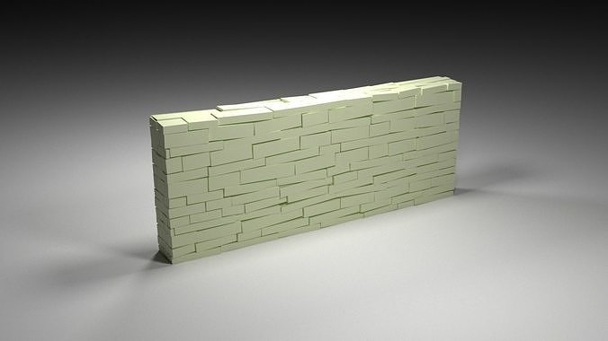 brick wall 3D model rigged | CGTrader