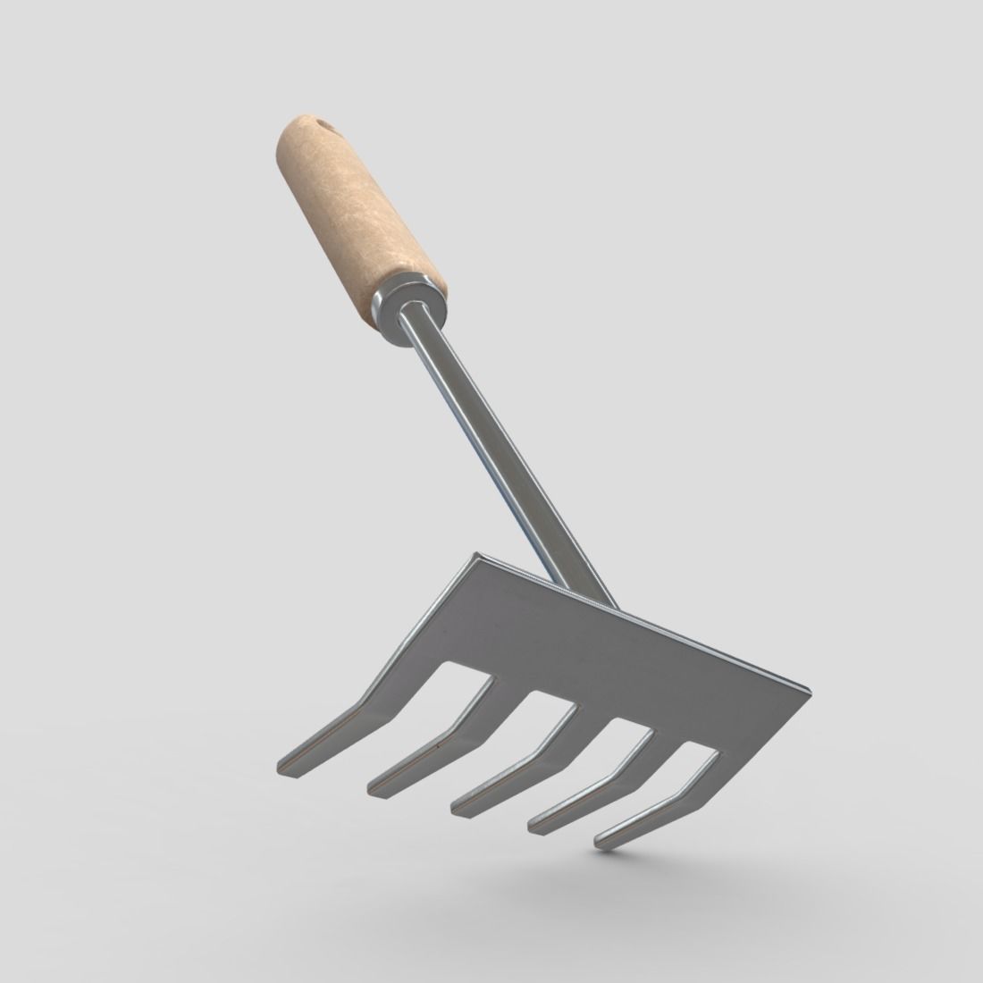 CC0 - Hand Rake free VR / AR / low-poly 3D model | CGTrader