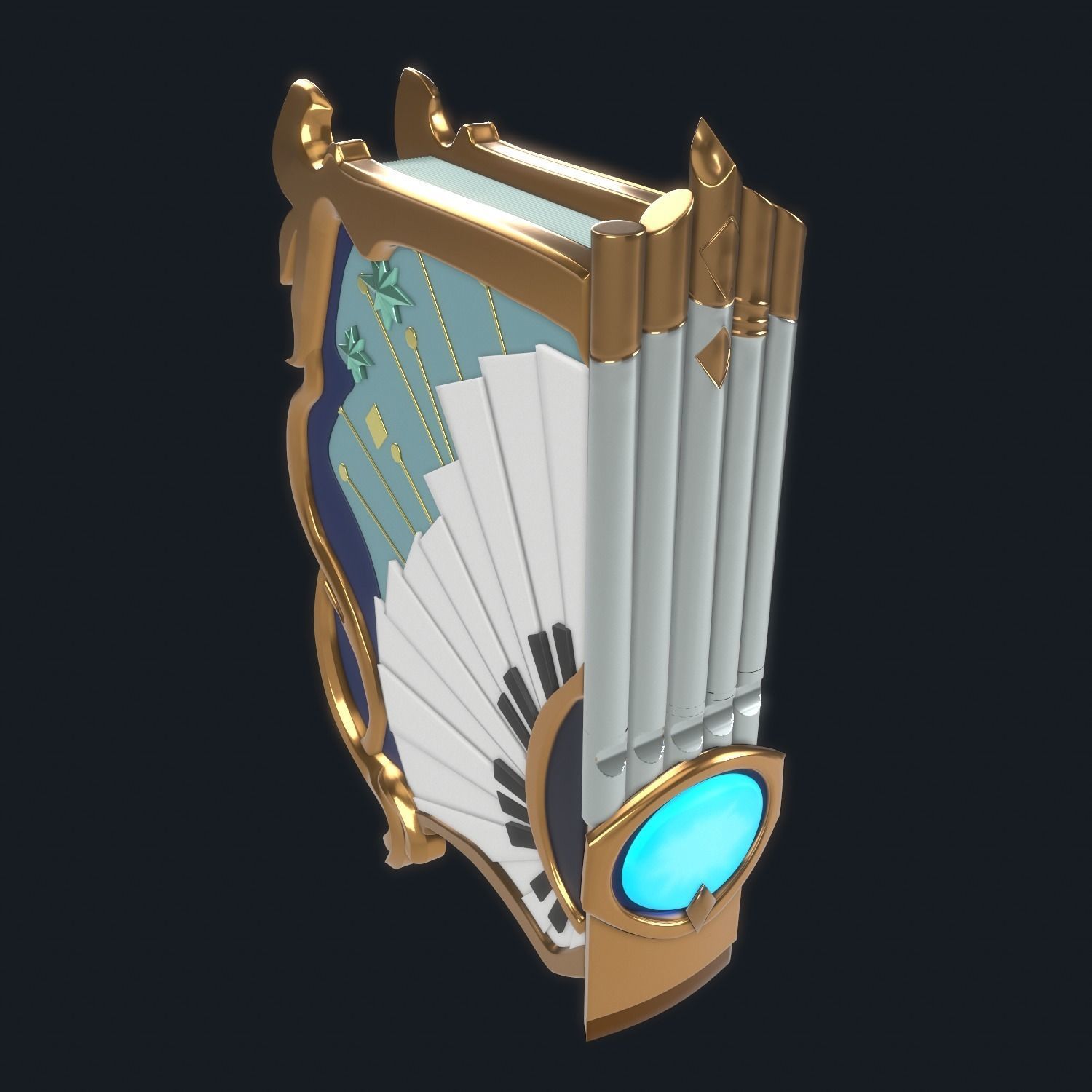 Genshin Impact The Widsith Book Cover for cosplay 3D model 3D printable ...