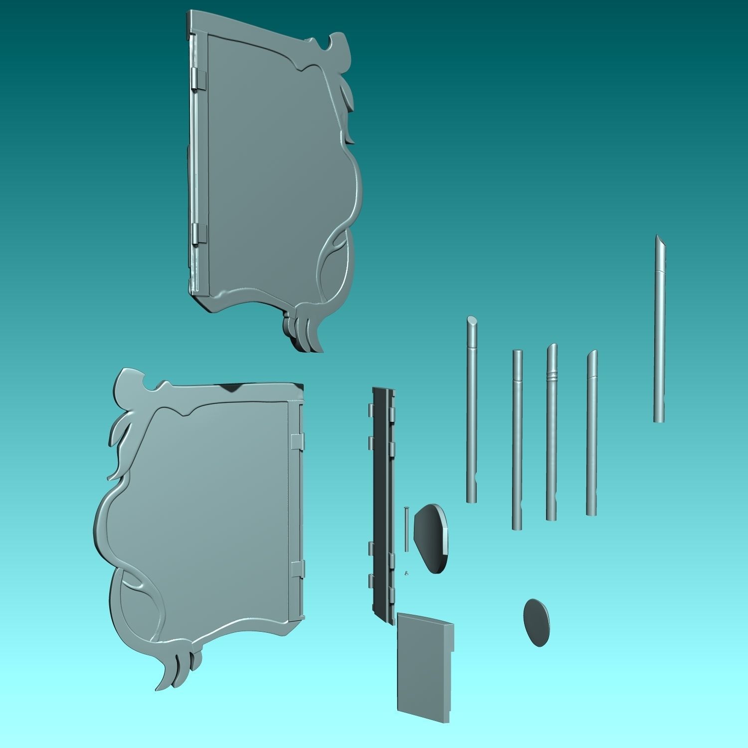 Genshin Impact The Widsith Book Cover for cosplay 3D model 3D printable ...