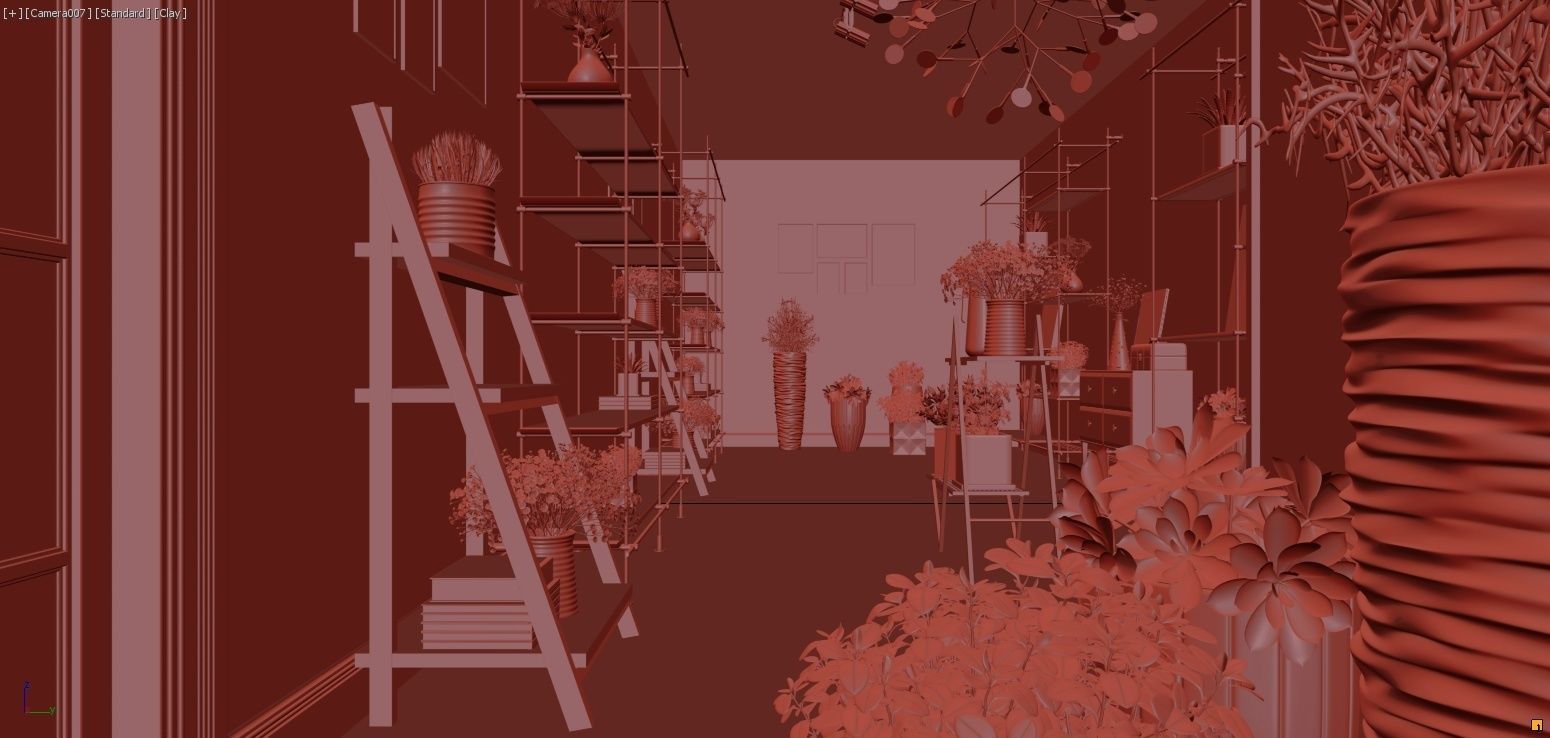 Flower shop 3D model | CGTrader