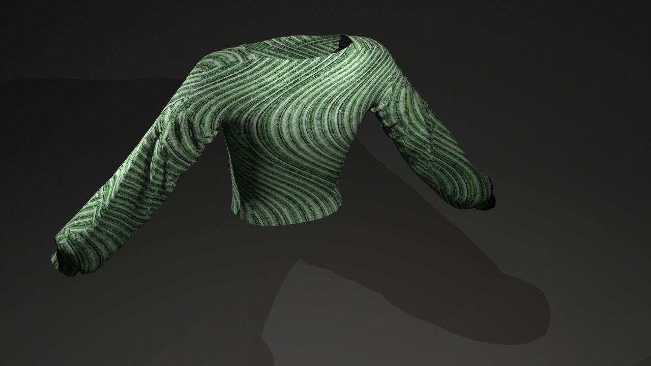 3D model Female Sweater VR / AR / low-poly | CGTrader