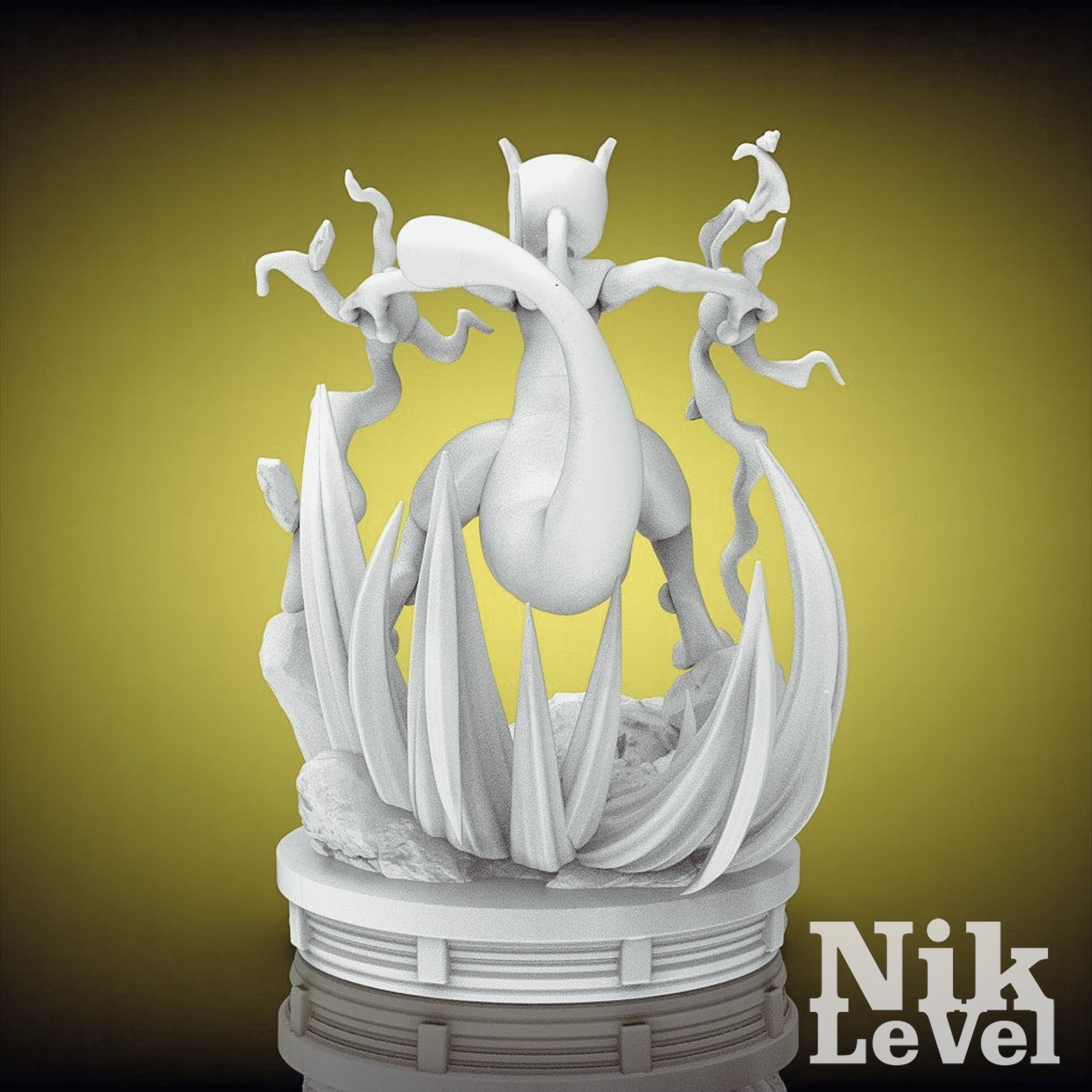 Shadow Mewtwo Pokemon 3D Printable 3D model 3D printable | CGTrader