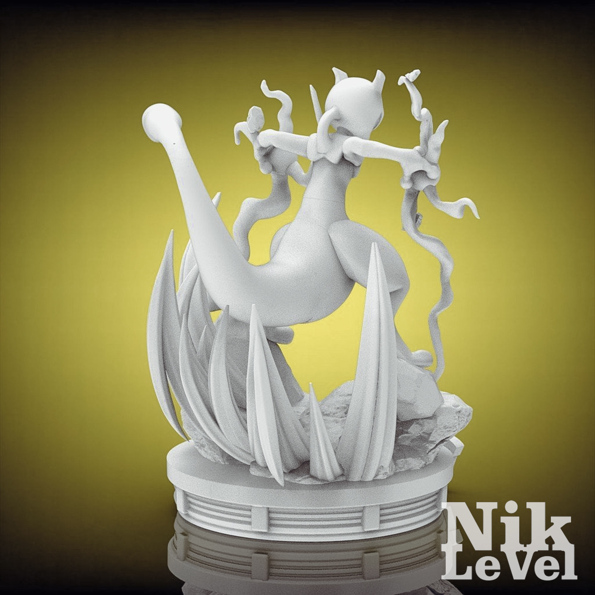 Shadow Mewtwo Pokemon 3D Printable 3D model 3D printable | CGTrader