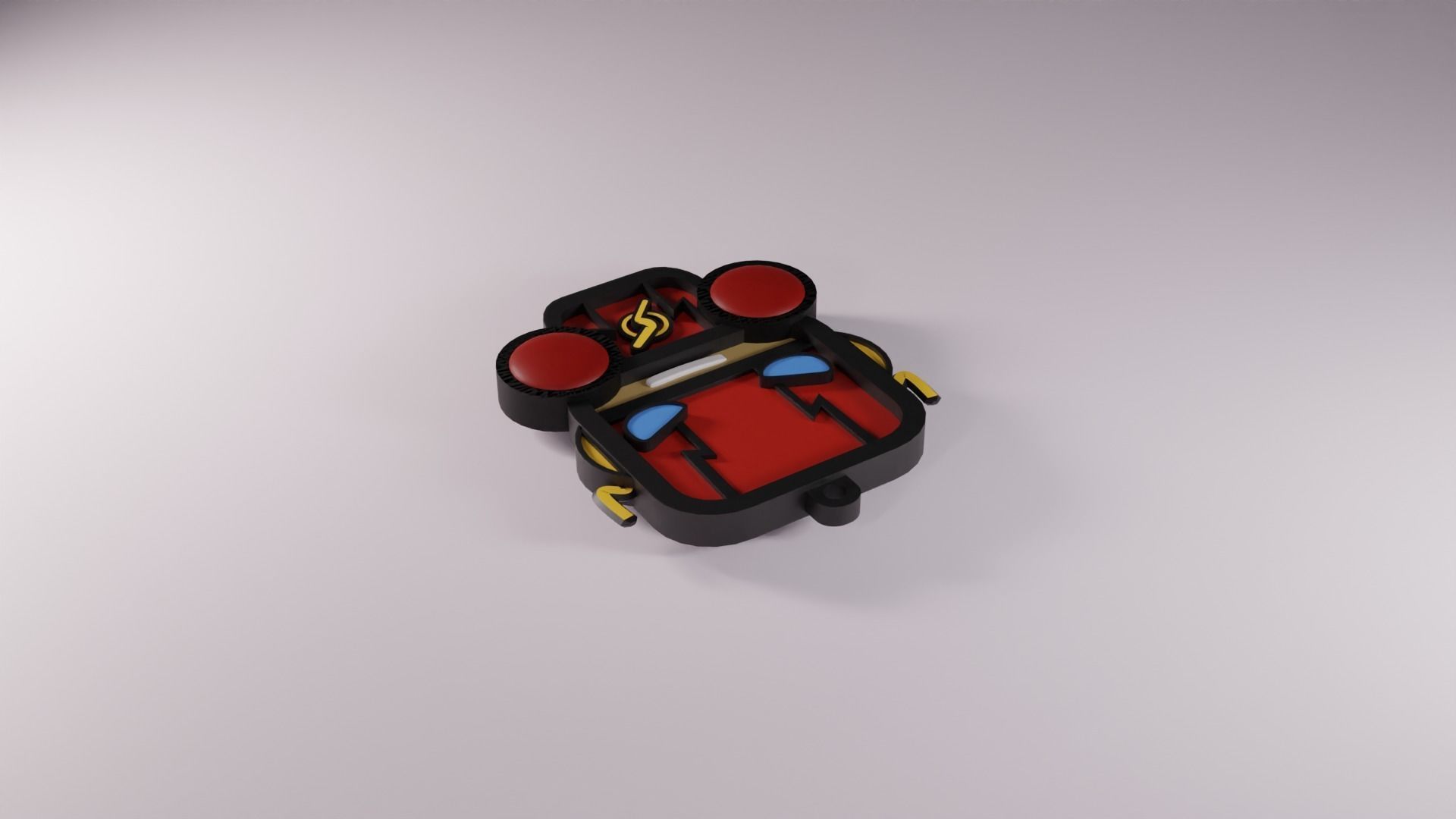 3D model The Flash key chain VR / AR / low-poly | CGTrader