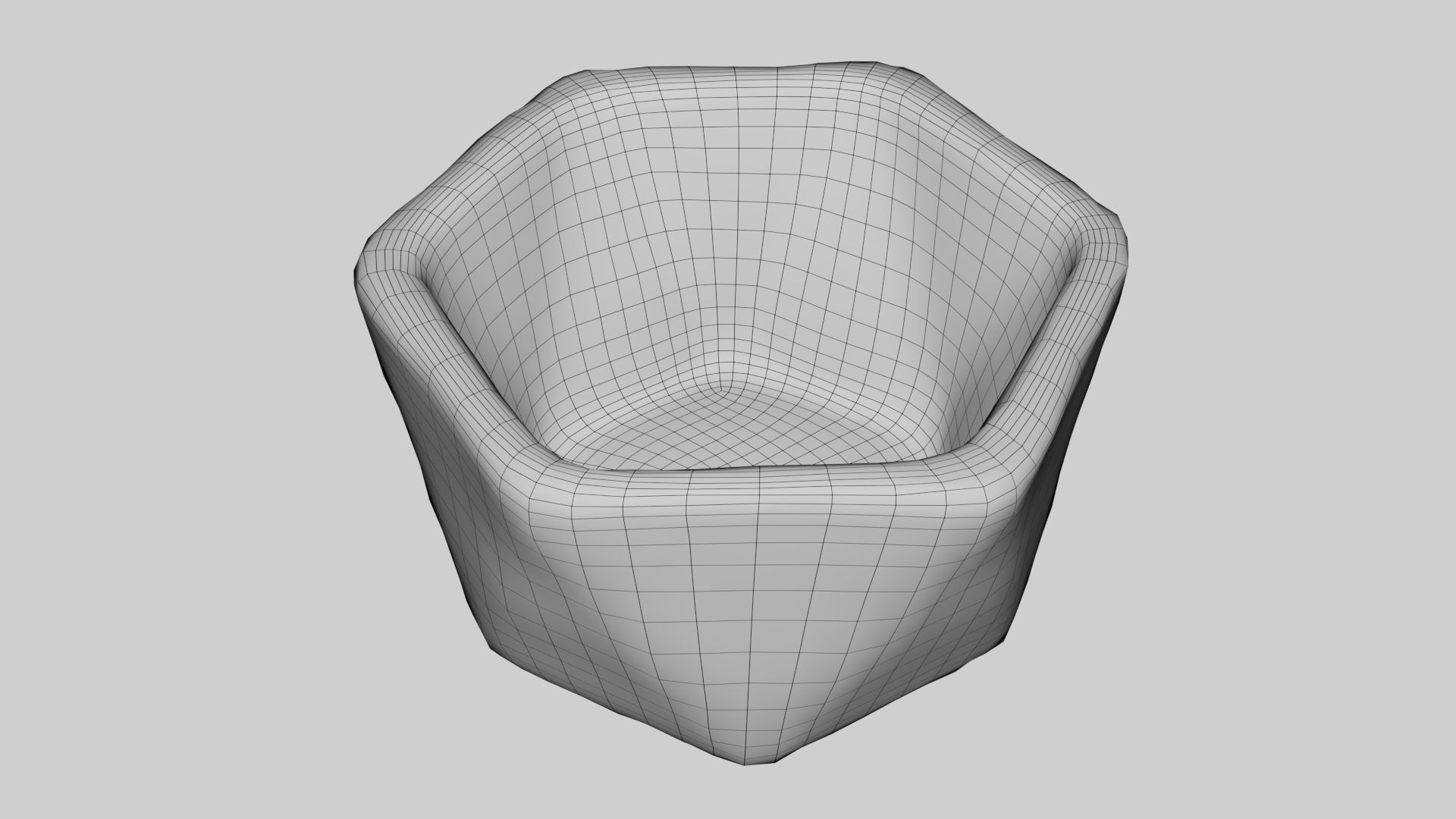 3D model Hexagonal Pot 01 VR / AR / low-poly | CGTrader