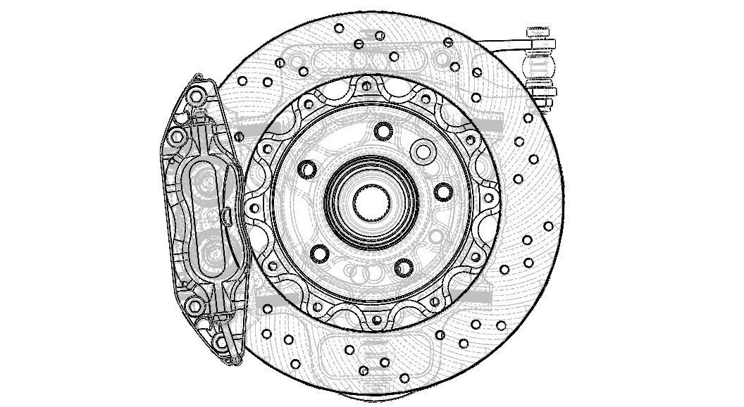 Vehicle Brake System Mechanism 3D model rigged | CGTrader