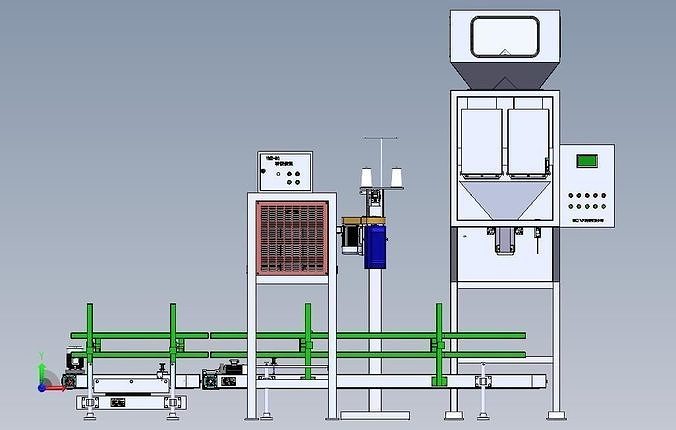 Sorting and Quantitative Packaging Machine 3D model | CGTrader