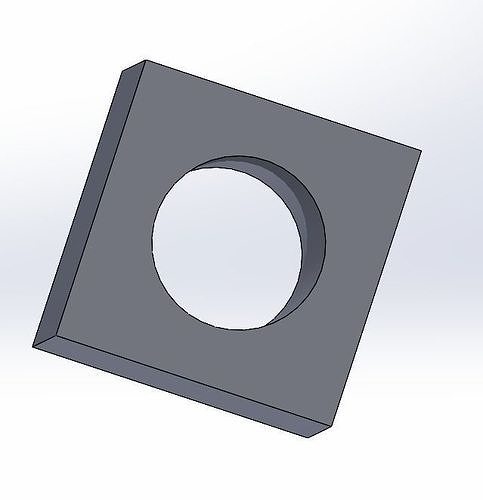 cube with a hole 3D model | CGTrader