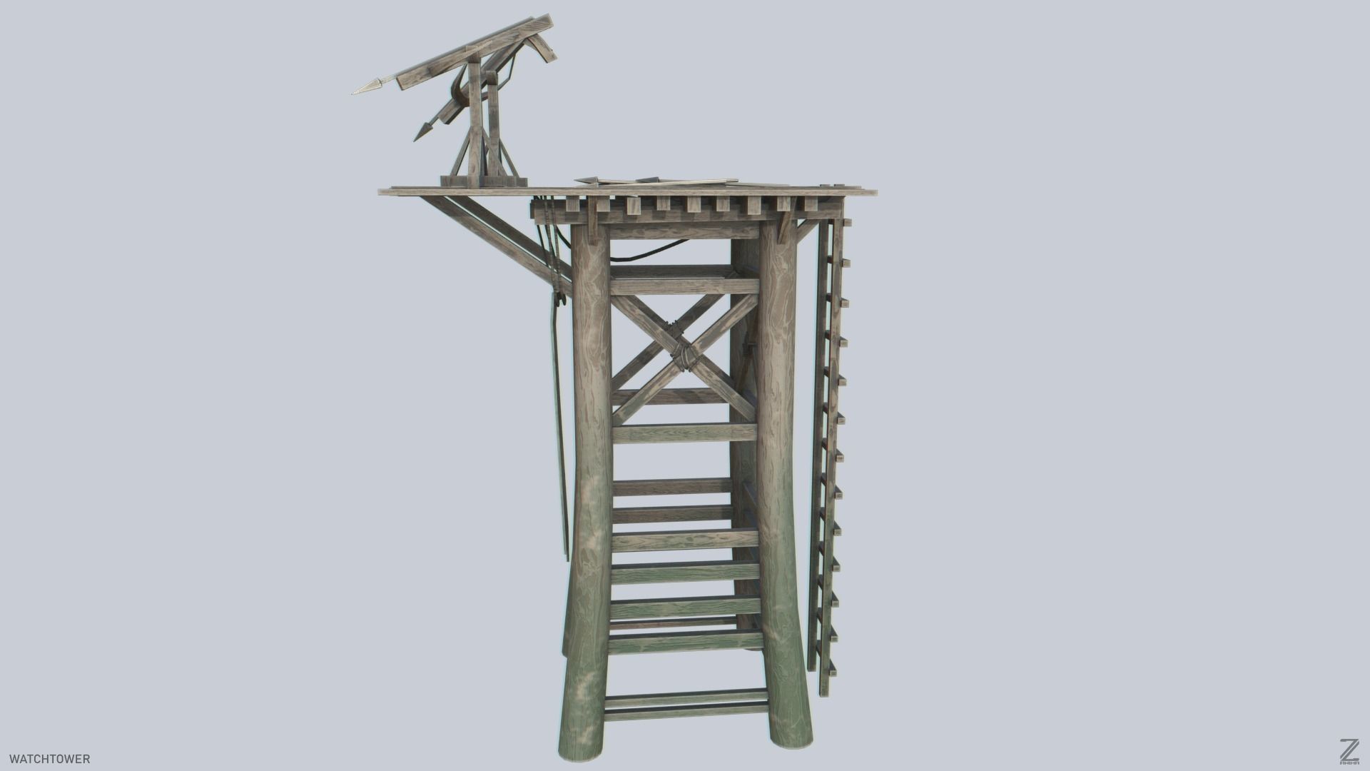 3D model Watchtower VR / AR / low-poly | CGTrader