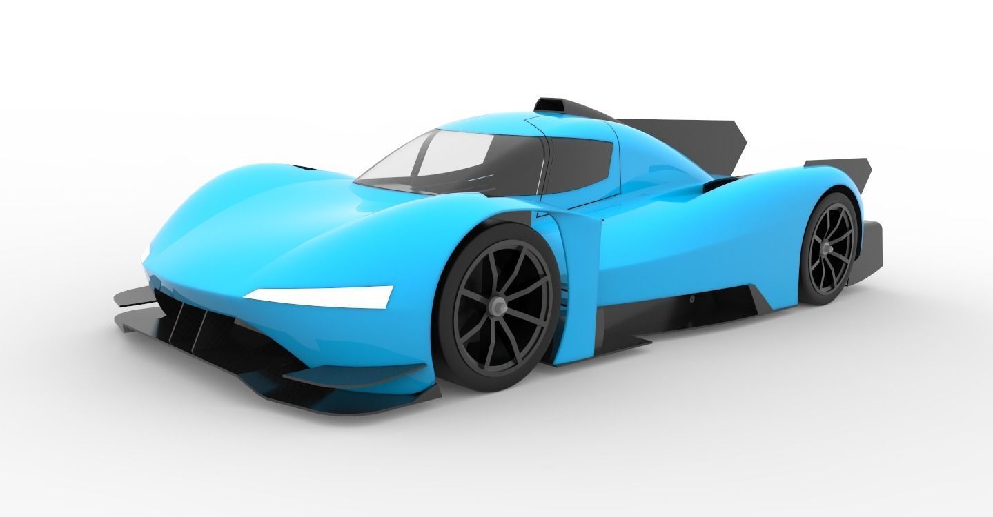 Endurance race car 3D model | CGTrader