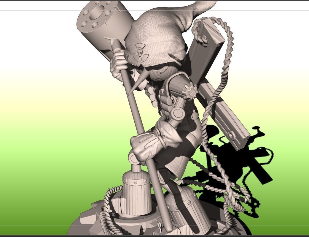 Puppetmon Digimon Dark masters 3D model 3D printable | CGTrader