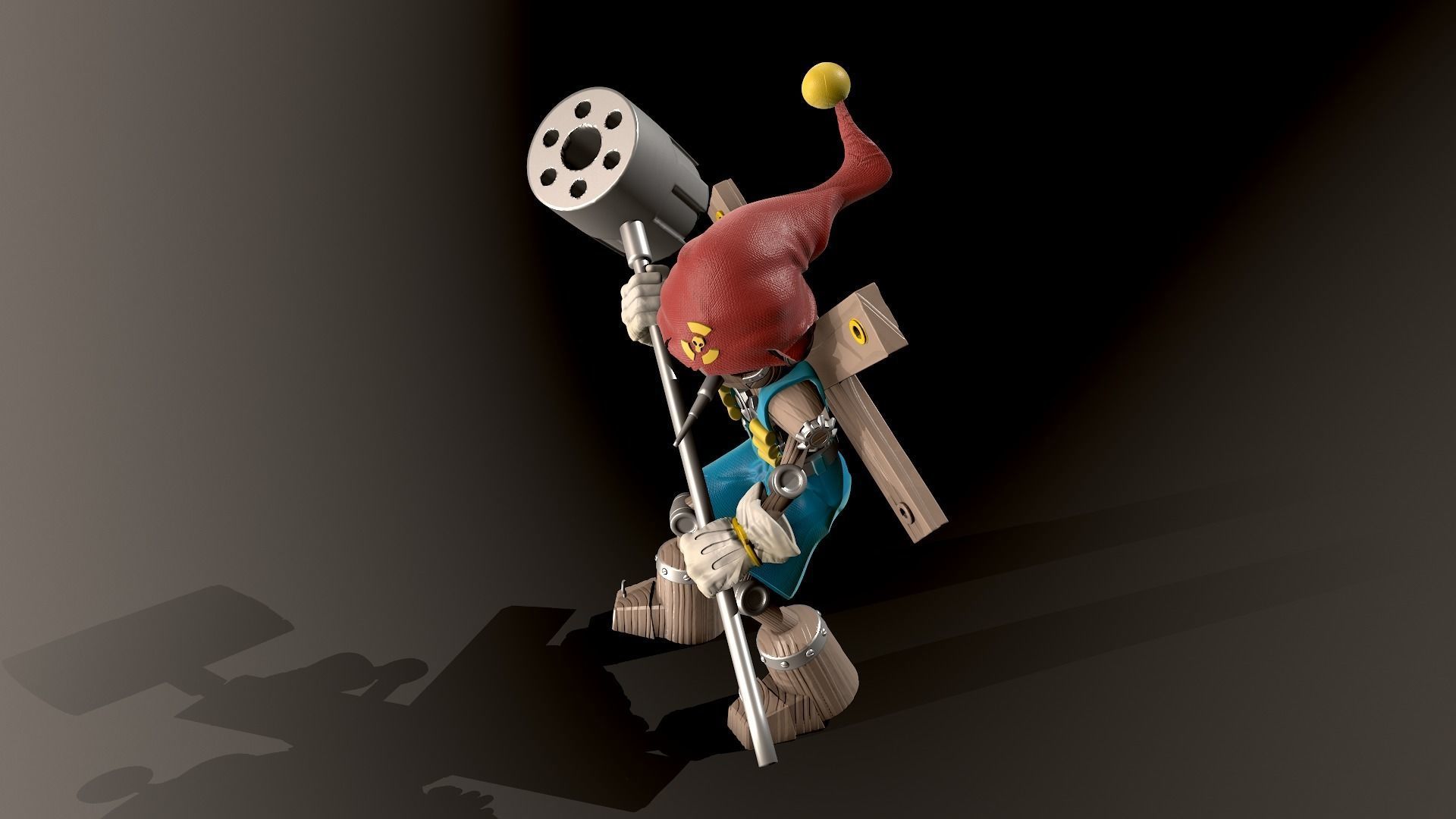 Puppetmon Digimon Dark masters 3D model 3D printable | CGTrader