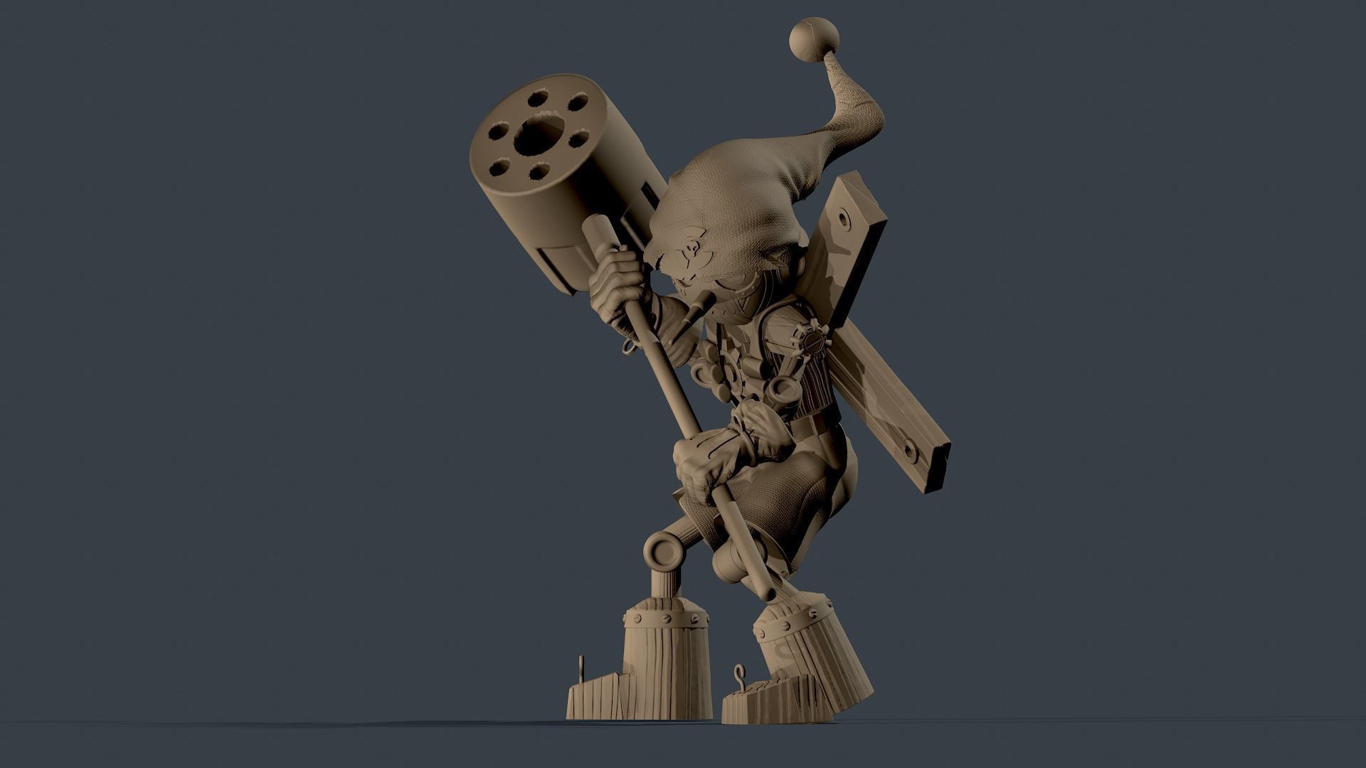 Puppetmon Digimon Dark masters 3D model 3D printable | CGTrader