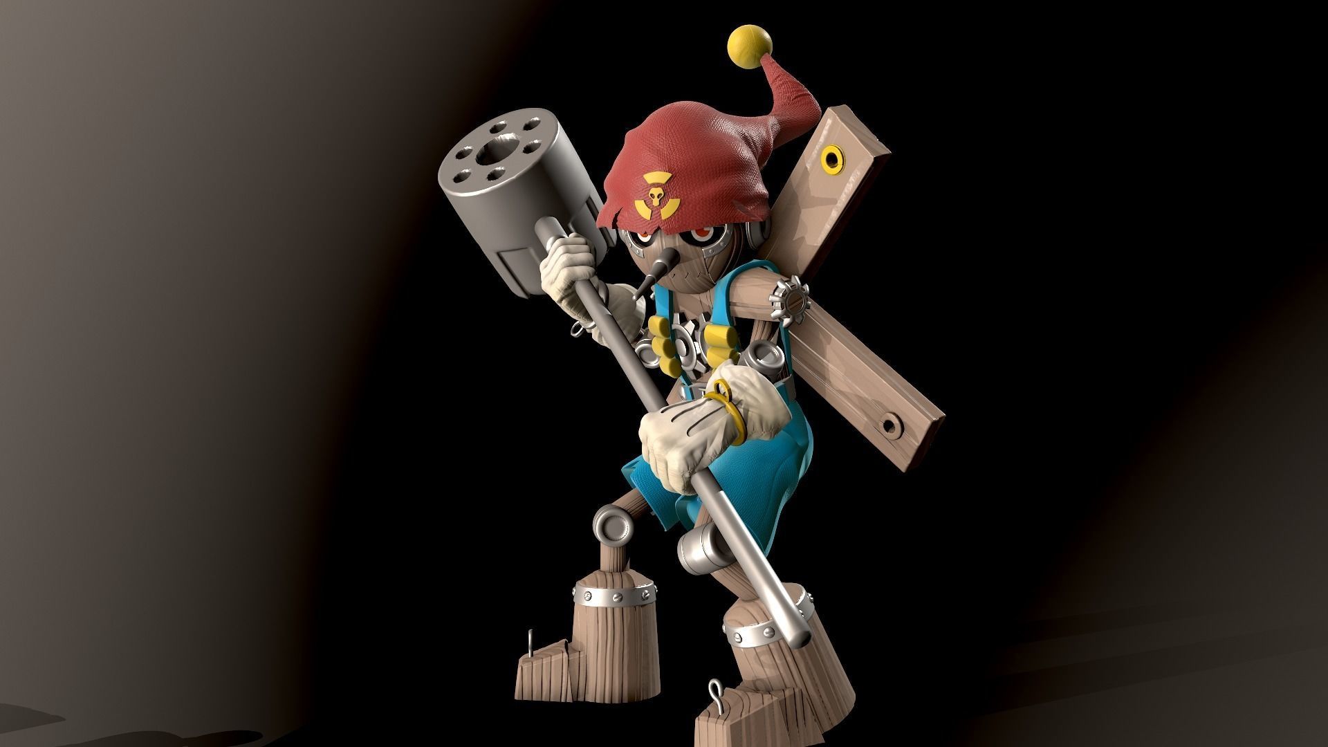 Puppetmon Digimon Dark masters 3D model 3D printable | CGTrader